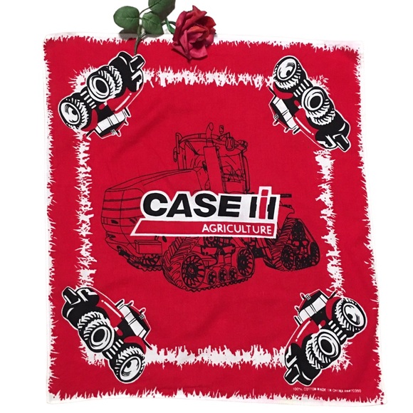 Accessories | Case Ih Quad Tractor Agriculture Red Black Scarf Bandana ...